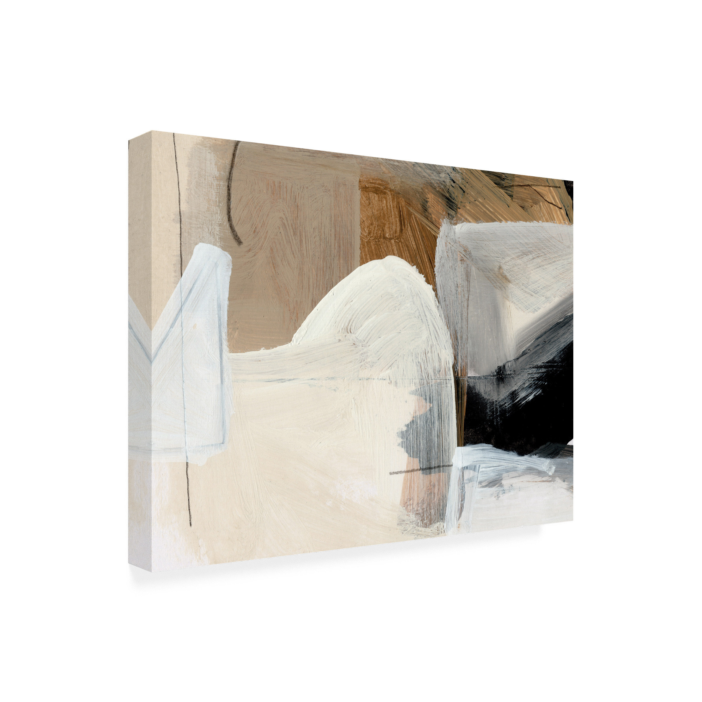 Wrought Studio Dan Hobday Style Abstract Canvas Art | Wayfair